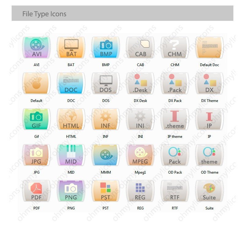 Futuristic 3D icons for Windows