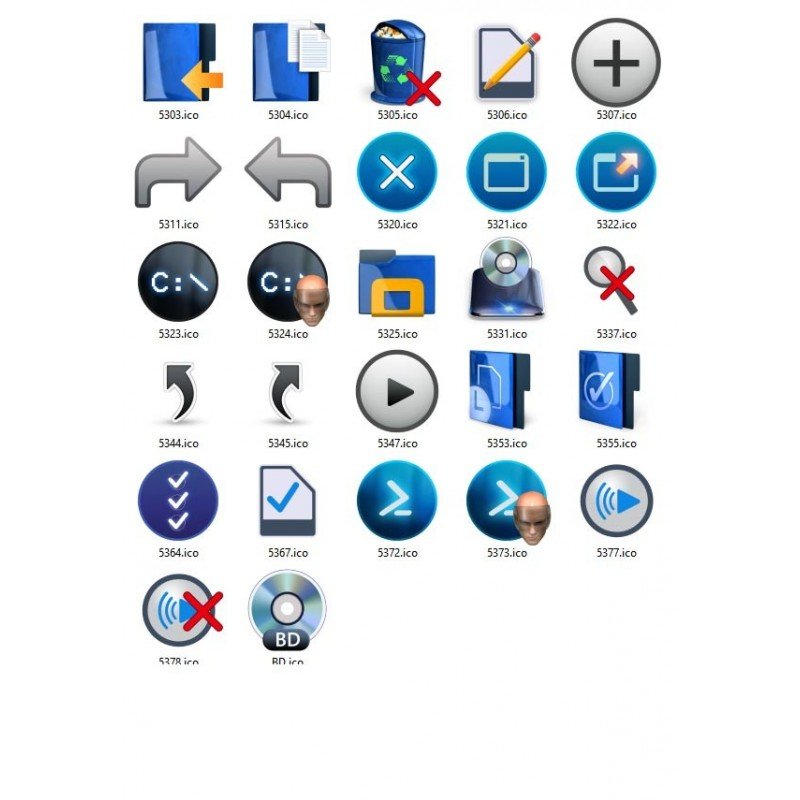 PNG icon files